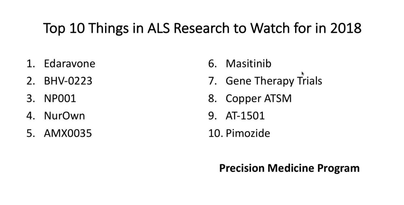 Blog: Webinar Recap: Top Ten Things to Watch in ALS Resea... | ALS TDI